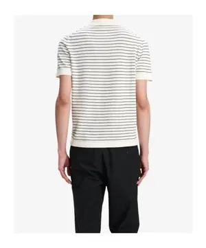 A.p.c. Striped Short-sleeve Polo Shirt