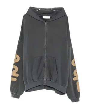Fear Of God Zippered Hoodie - Grey