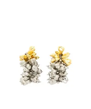 Dries Van Noten Cluster Design Earrings