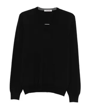 D'ANIELLO V-neck Sweater - Black