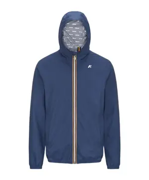 K-WAY Logo Printed Hooded Zip Jacket