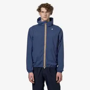 K-WAY Logo Printed Hooded Zip Jacket