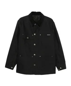Prada Corduroy-collar Logo-patch Jacket