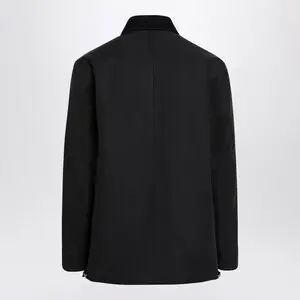 Prada Corduroy-collar Logo-patch Jacket