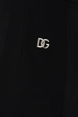 Dolce & Gabbana Dolce Gabbana Logo Plaque Midi Skirt