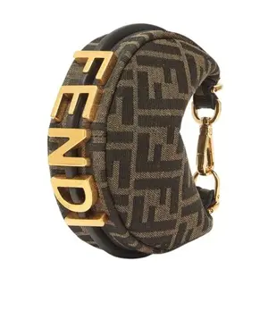 Fendi Nano Fendigraphy Logo Jacqaurd Tote Bag