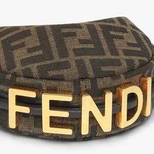 Fendi Nano Fendigraphy Logo Jacqaurd Tote Bag