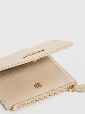 TWINSET Polyurethane Bifold Wallet With Metal Logo And Snap Closure