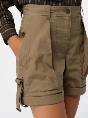 Isabel Marant Étoile Boniza High-waisted Cotton Shorts