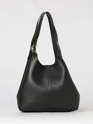 COCCINELLE Coccinelle Leather Shoulder Bag With Gold Tone Hardware Black