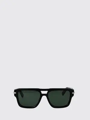FERRAGAMO Rectangular Double Bridge Acetate Aviator Sunglasses