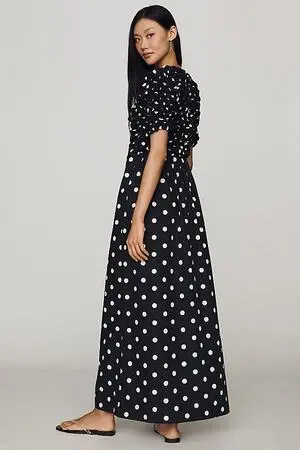 SWF 100% Cotton Textured Maxi Dress