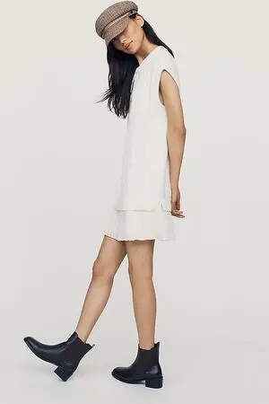 Anthropologie Delphine Twofer Mini Dress - Ivory