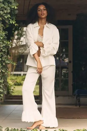 MARE MARE Bubble-hem Sat Pajama Set