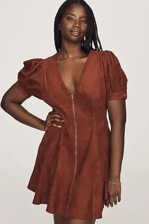 PILCRO Calder Dress - Burgundy