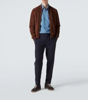 Zegna Wool Tapered Pants