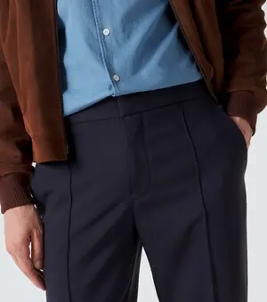 Zegna Wool Tapered Pants