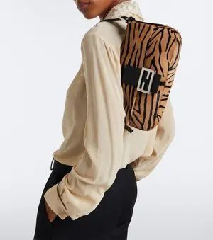 Fendi Baguette® 26424 Calf Hair Shoulder Bag