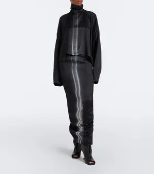 Rick Owens Jumbo Printed Cropped Top