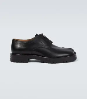MAISON MARGIELA Tabi Leather Derby Shoes - Black