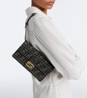 Fendi Jacquard Canvas Wallet On Chain
