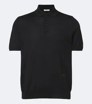 Fendi Wool Polo Sweater - Black