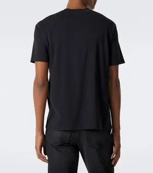Fendi Logo Cotton Jersey T-shirt - Black