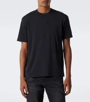 Fendi Logo Cotton Jersey T-shirt