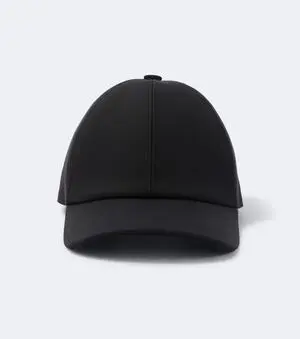 Fendi Cotton Baseball Cap - Black