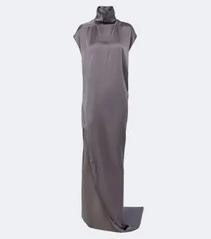 Rick Owens Edfu Ruched Jersey Gown - Grey