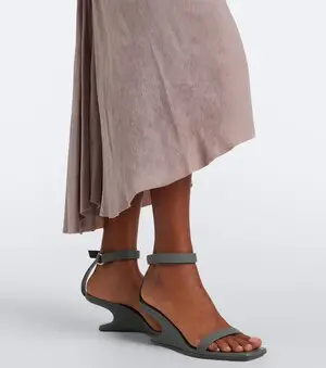 Rick Owens Velvet Midi Skirt