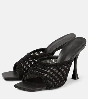 Magda Butrym Crystal-embellished Mules