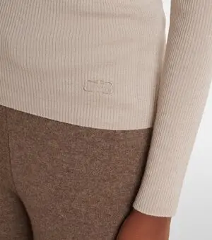 Agnona Turtleneck Wool, Silk, And Cashmere Sweater
