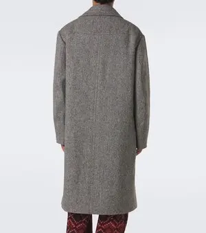 Dries Van Noten Double-breasted Wool Coat