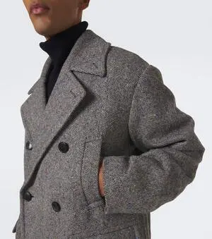 Dries Van Noten Double-breasted Wool Coat