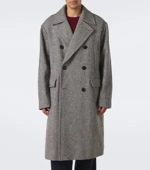 Dries Van Noten Double-breasted Wool Coat