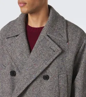 Dries Van Noten Double-breasted Wool Coat