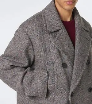 Dries Van Noten Double-breasted Wool Coat