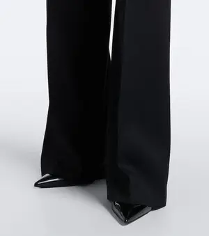 Fendi Virgin Wool Wide-leg Trousers