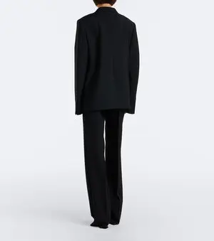 Fendi Virgin Wool Wide-leg Trousers
