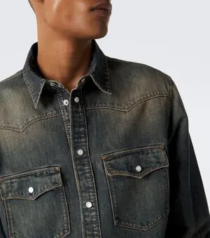 Fendi Faded Denim Shirt
