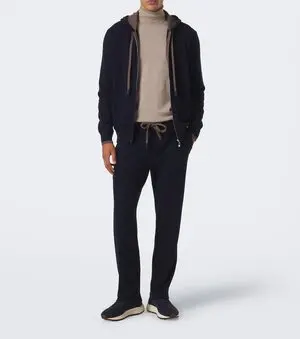 Fedeli Cashmere Zip-up Hoodie