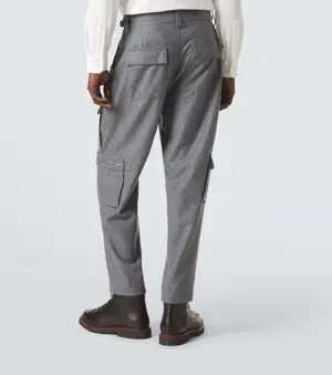 Brunello Cucinelli Virgin Wool Cargo Pants