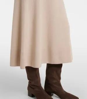 Agnona Cashmere Midi Skirt