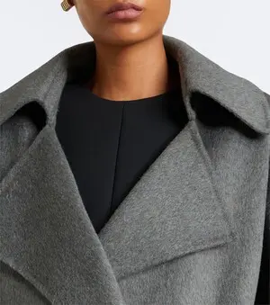 THE FRANKIE SHOP Issen Wool-blend Wrap Coat