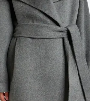 THE FRANKIE SHOP Issen Wool-blend Wrap Coat