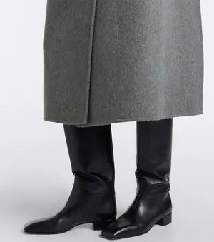 THE FRANKIE SHOP Issen Wool-blend Wrap Coat