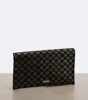 AQUAZZURA Envelope Small Embellished Clutch
