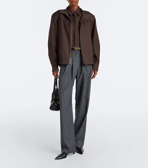 THE FRANKIE SHOP Peri Tie-neck Shirt