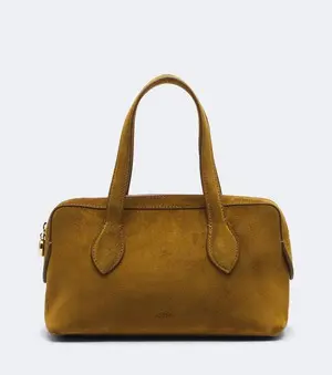 JOSEPH Loaf Mini Suede Shoulder Bag - Beige